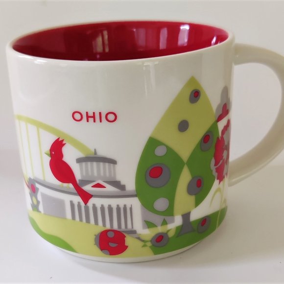 Starbucks | Kitchen | Starbucks Ohio Mug You Are Here Collection 25 ...